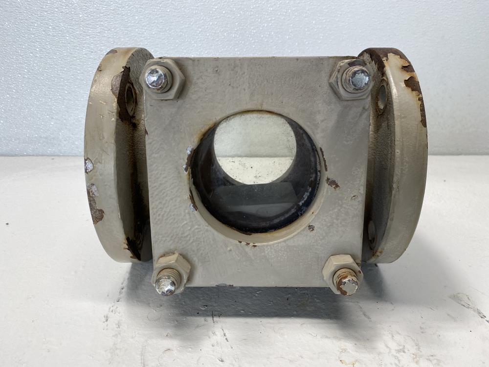 Penberthy 3" Flanged Steel Sight Flow Indicator w/ Flapper, Model SFF