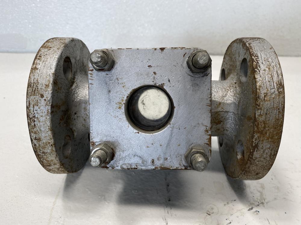 Penberthy 1" Flanged Steel Sight Flow Indicator, Plain Style, SM1F