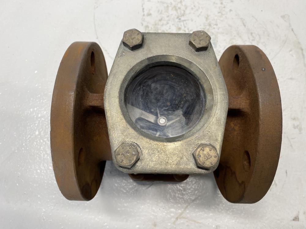 OPW Visi-Flo 3" Flanged WCB Sight Flow Indicator w/ Rotor 1421DF