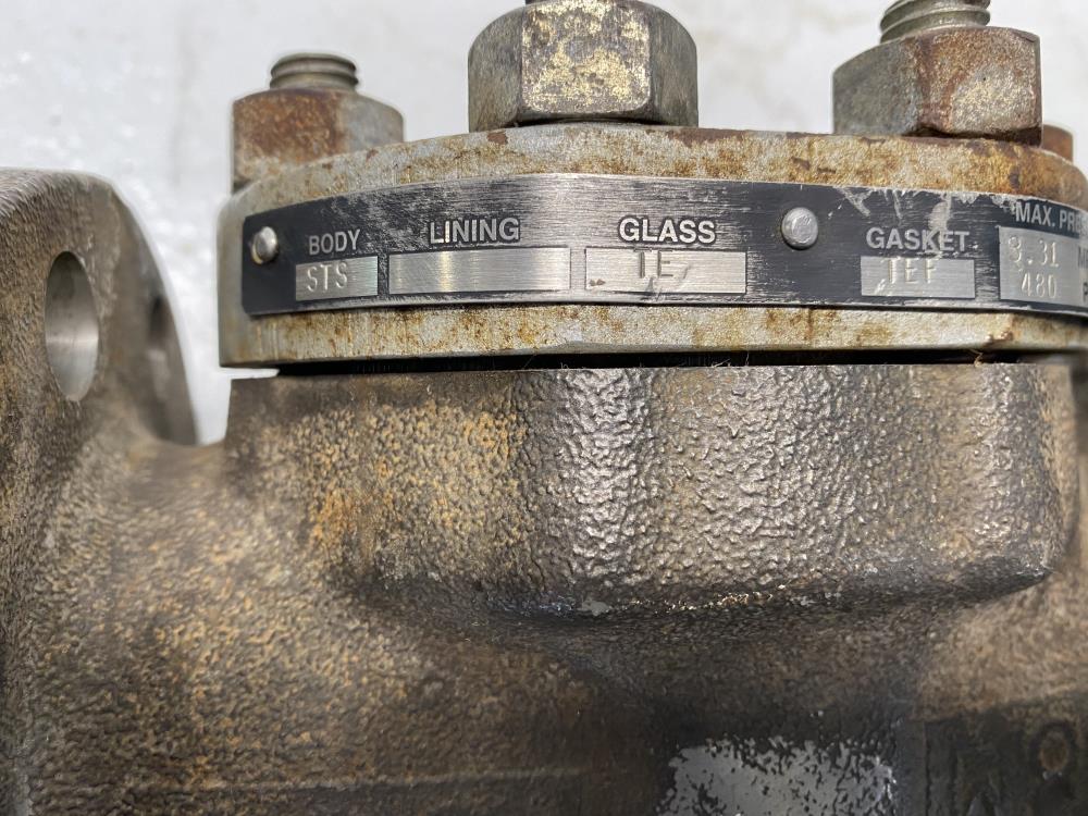 Penberthy 2" Flanged CF8M Sight Flow Indicator, Plain Style, SM-2-F