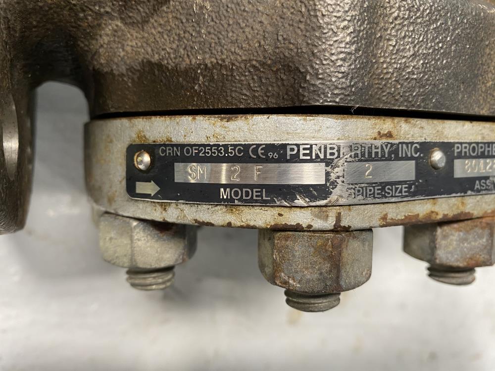 Penberthy 2" Flanged CF8M Sight Flow Indicator, Plain Style, SM-2-F