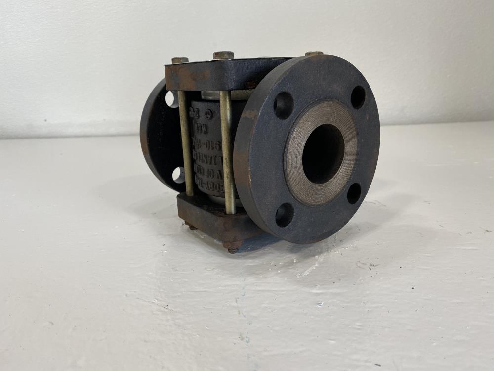 Jacoby Tarbox 1-1/2" Flanged WCB Sight Glass w/ Drip Tube 910-FA