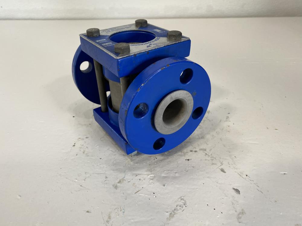 Chem Flowtronics 1" Flanged 150# Sight Flow Indicator w/ Drip Tube ...