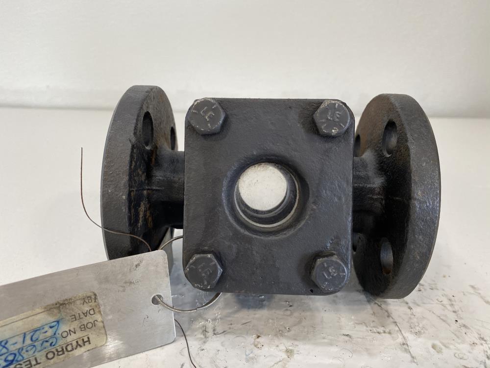 Jacoby Tarbox 1" Flanged WCB Sight Flow Indicator, Plain Style 910-1B