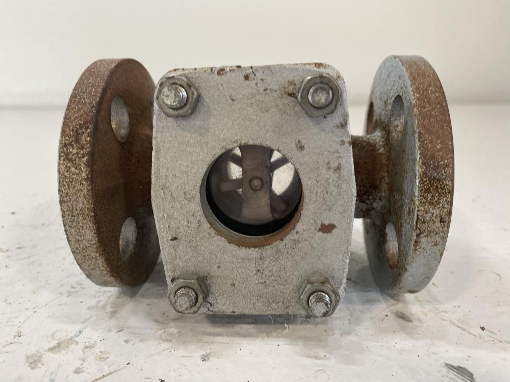 Penberthy 1/2" Flanged Steel Sight Flow Indicator w/ Rotor SFR-1/2