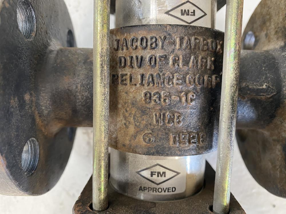 Jacoby Tarbox 1" Flanged WCB Sight Flow Indicator w/ Rotor 935-FA-DW