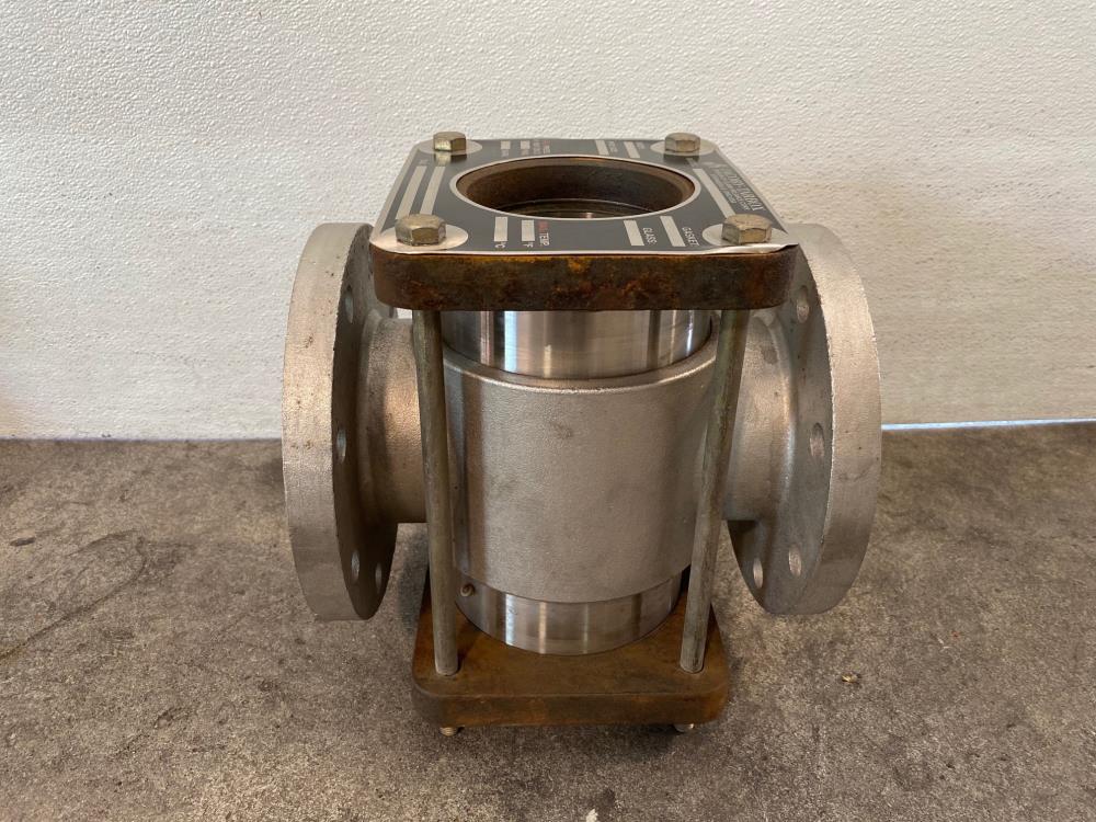 Jacoby-Tarbox 4” 316SS Plain Style Sight Glass Flow Indicator 910-FA-DW