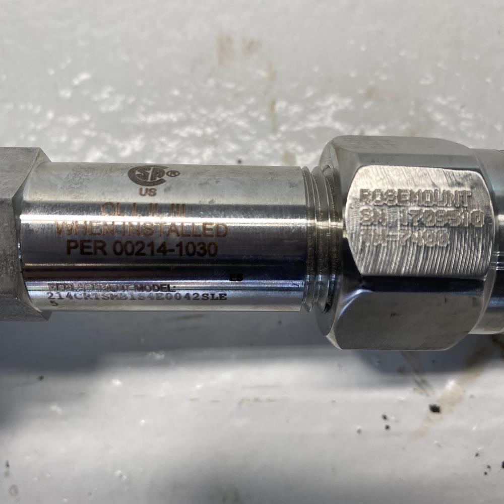 Rosemount 214C RTD Temperature Sensor 214CRTSMB1S4E0042SLAR1C1B1TBE5