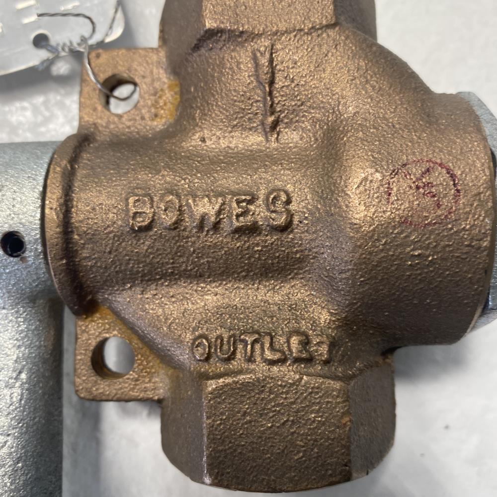 Bowes 3/4” NPT Bronze Pressure Seated Straight Port SR Valve 52046