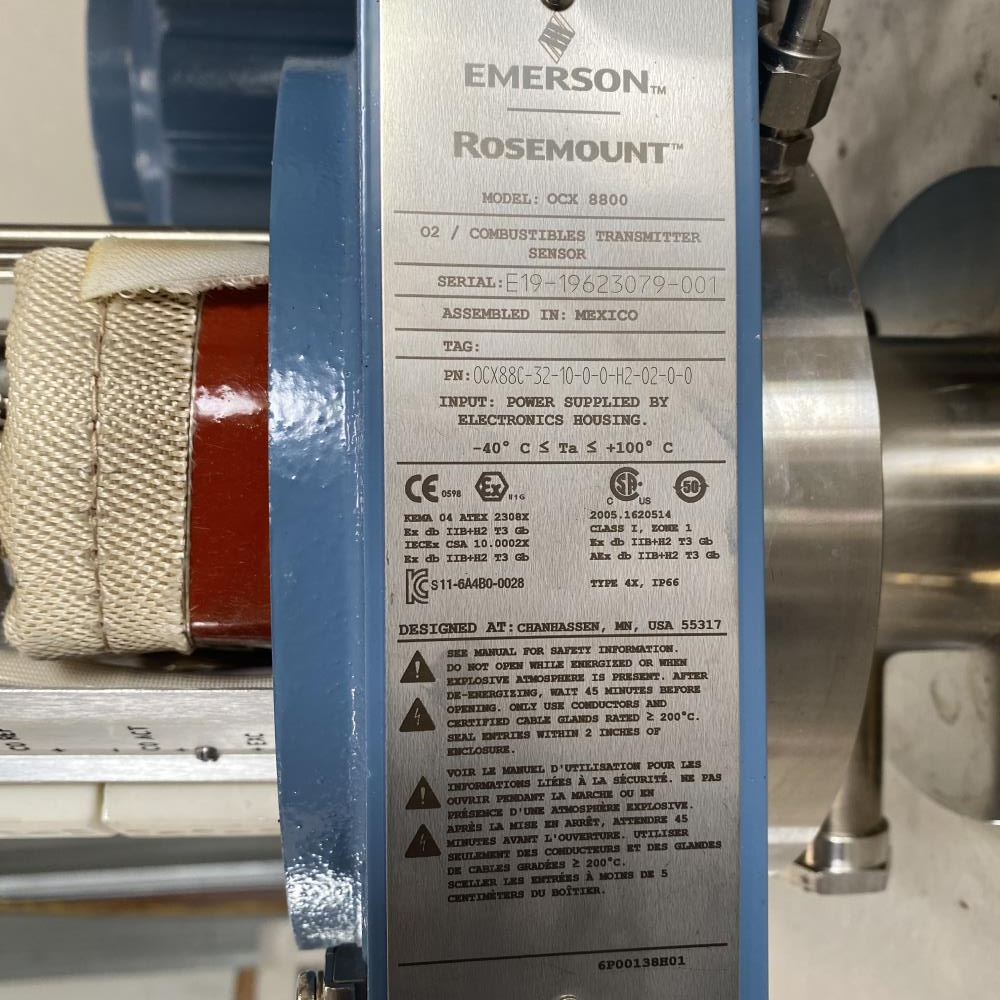 Rosemount OCX 8800 Oxygen Combustibles Transmitters OCX88C-32-10-0-0-H2 ...