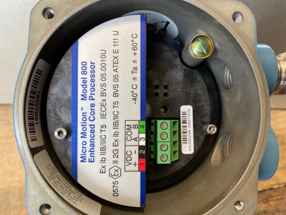 Micro Motion 2" x 1-1/2" 150# 316 Stainless Flow Meter ...