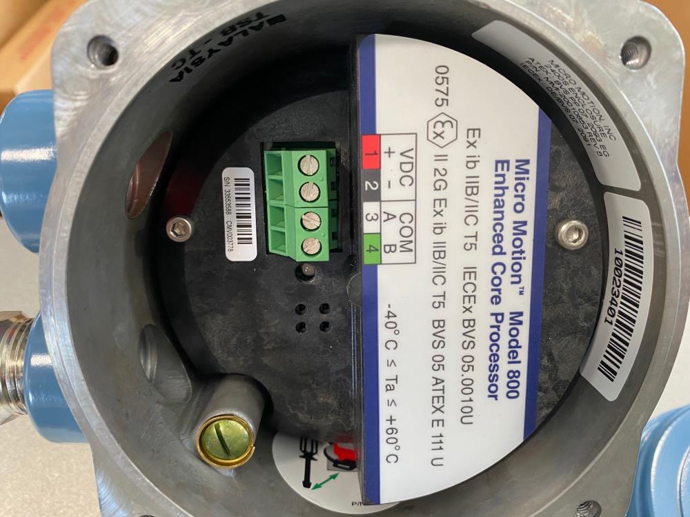 Micro Motion 2" x 1-1/2" 150# 316 Stainless Flow Meter ...