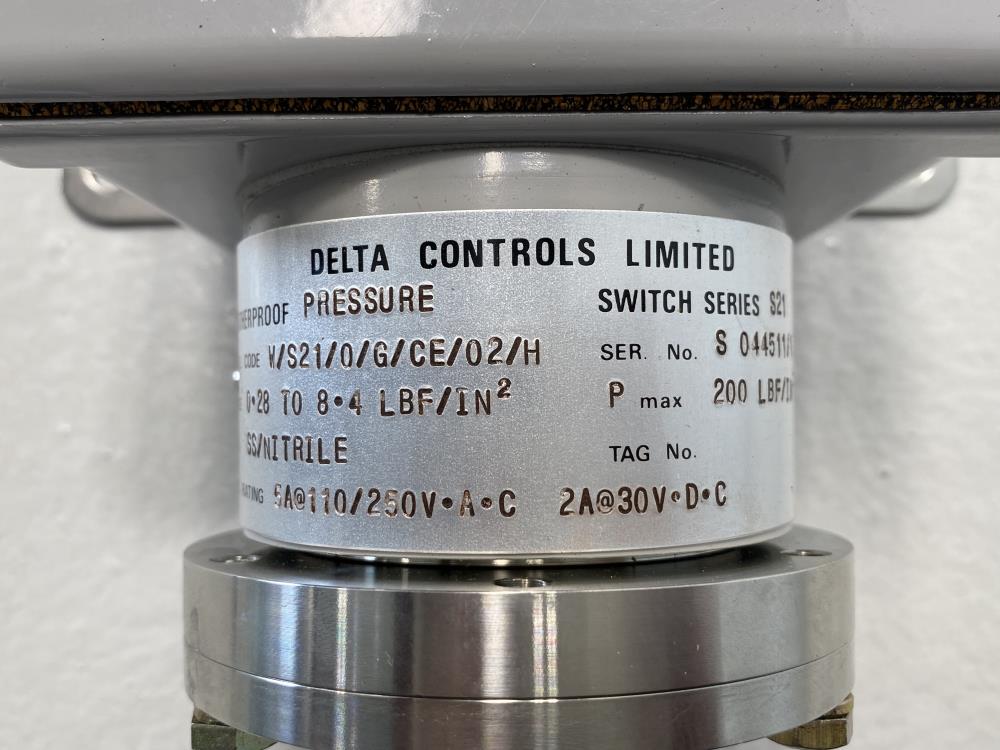 Delta S21 Series Pressure Switch W/S21/0/G/CE/02/H