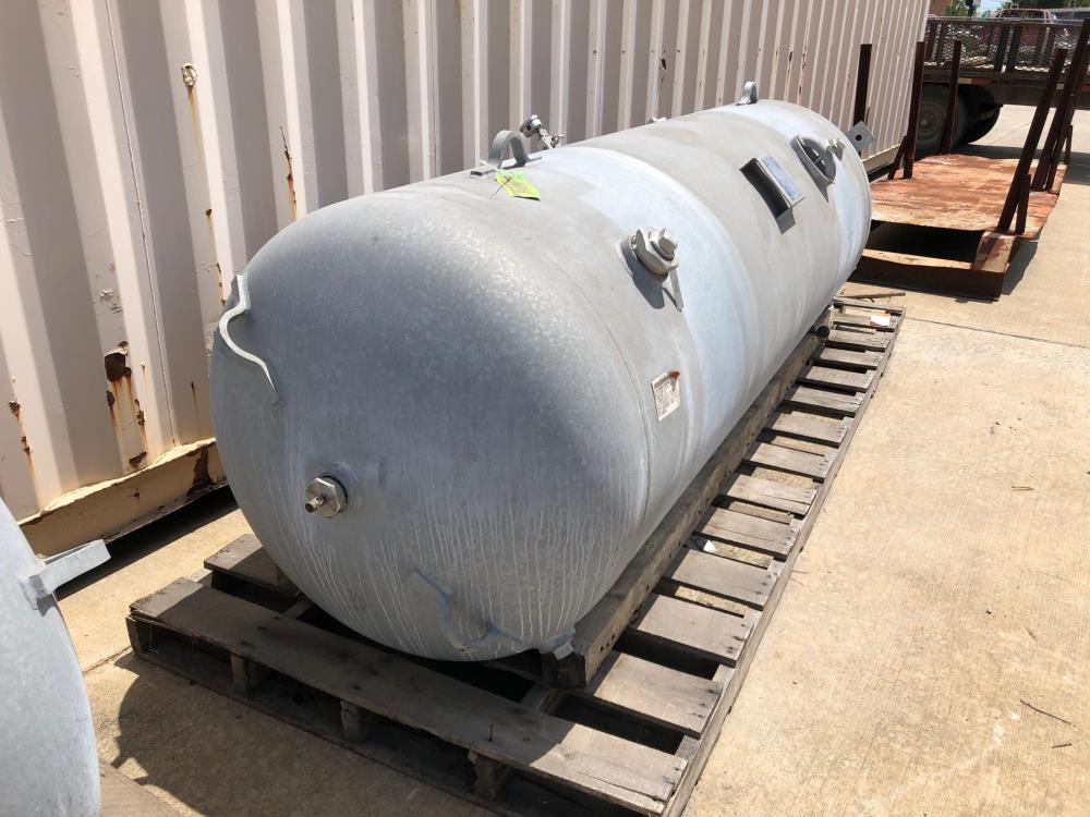 Silvan 400 Gallon Vertical Air Receiver Tank, Galvanized with Stainless ...