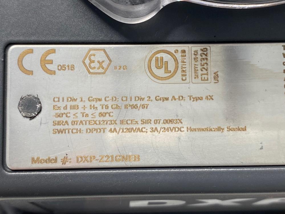 TopWorx DXP Limit Switch DXP-Z21GNEB