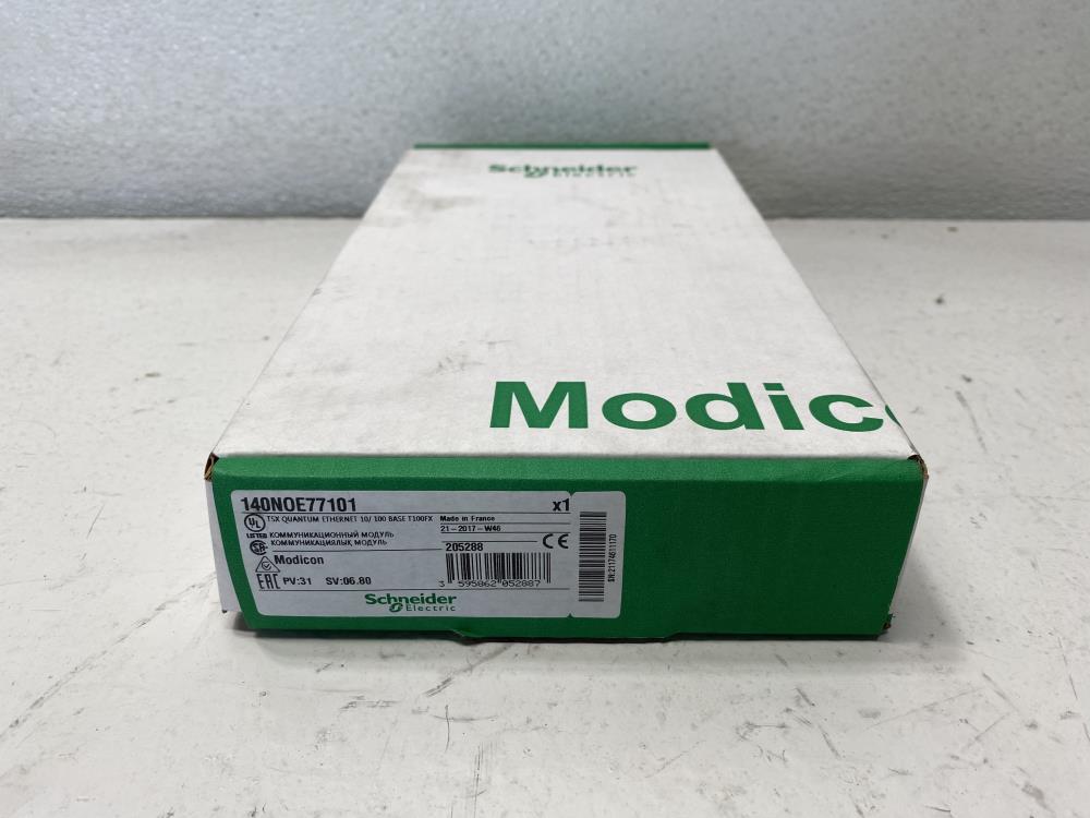 Schneider Modicon TSX Quantum Ethernet PLC Module 140NOE77101 Schneider Modicon TSX Quantum Ethernet PLC Module 140NOE77101