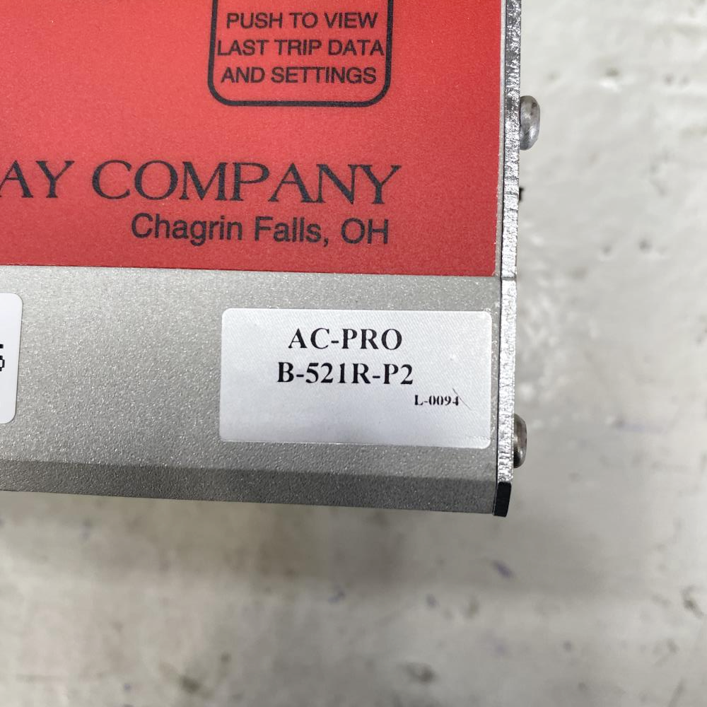Utility Relay Company AC-PRO AC Trip Unit W/ Quick Trip B-521R-P2