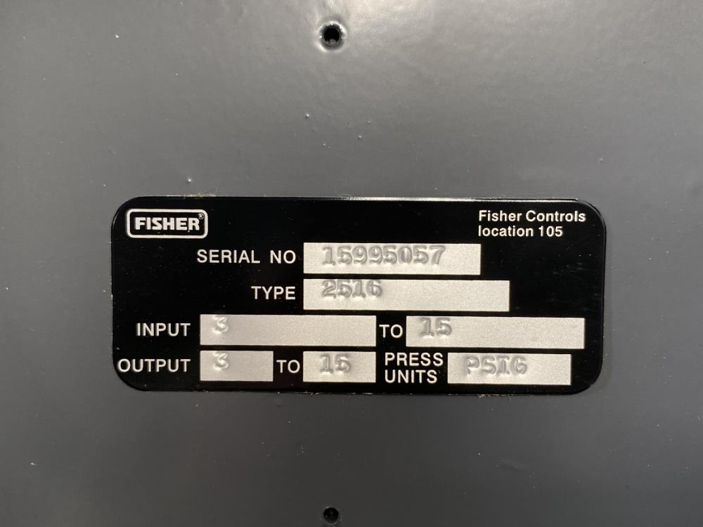 Fisher Multi-Trol 2516 Pneumatic Receiver Controller 3-15 PSIG