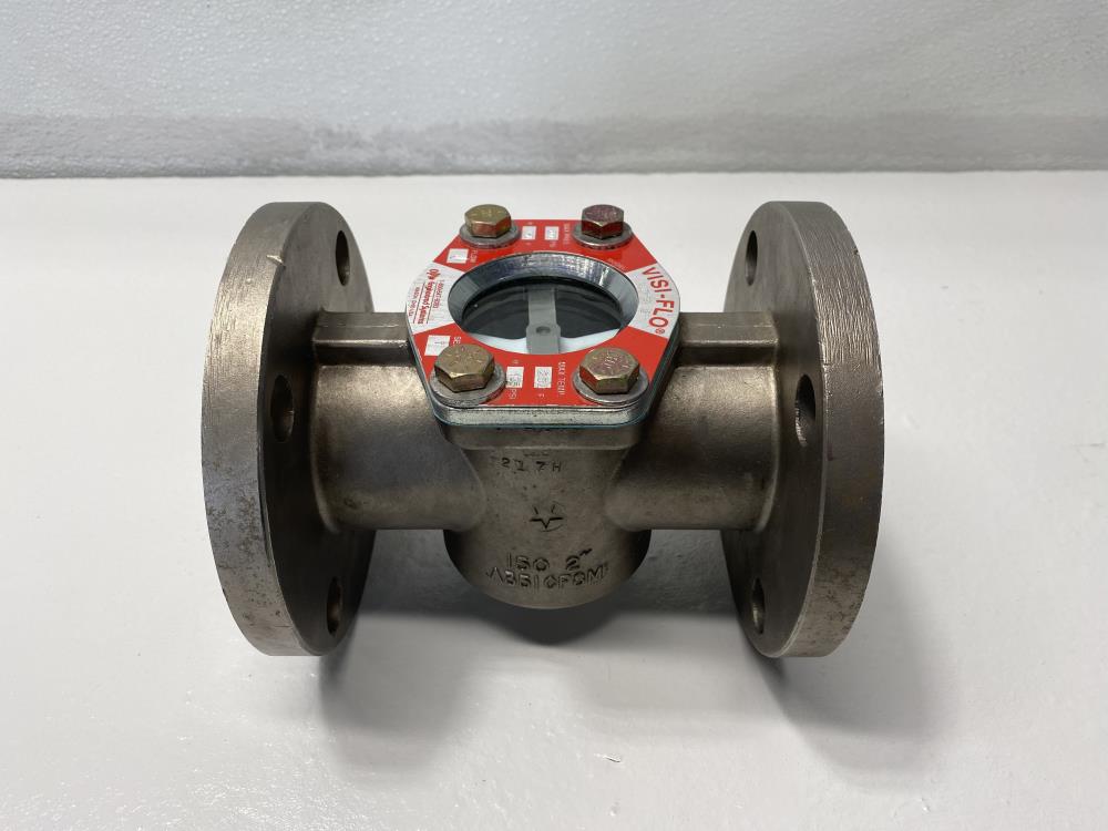 Visi-Flo 1471TF 2" 150# CF8M Flanged Sight Flow Indicator w/ Rotor
