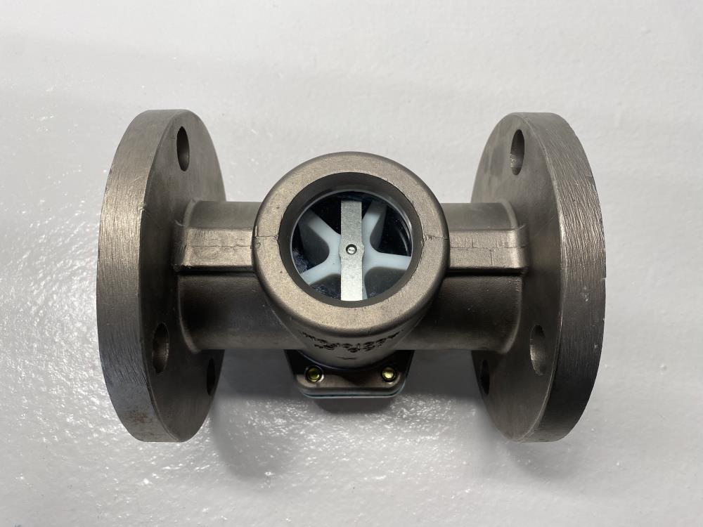 Visi-Flo 1471TF 2" 150# CF8M Flanged Sight Flow Indicator w/ Rotor
