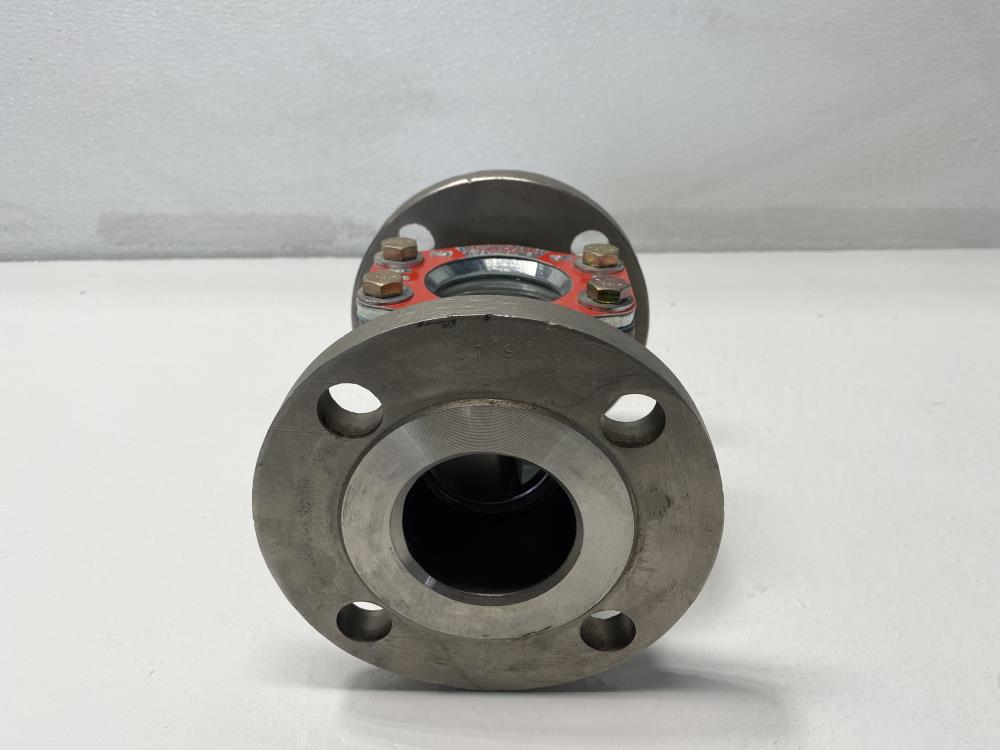 Visi-Flo 1471TF 2" 150# CF8M Flanged Sight Flow Indicator w/ Rotor