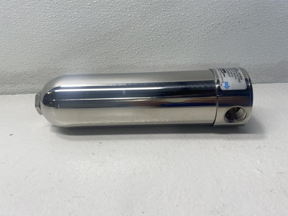 Parker Balston 45S6 High Volume T-type Sample Filter, Stainless Steel