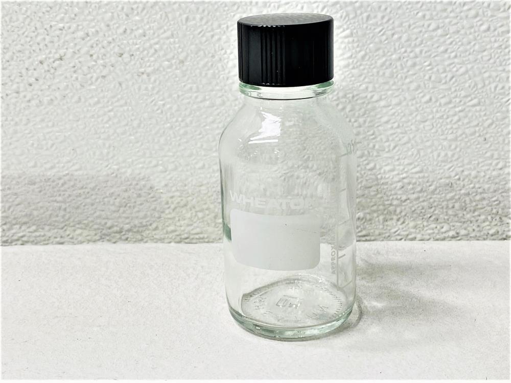 Case of (48) Wheaton 125 mL Media Lab Glass Bottle, PTFE Lined Cap 219815