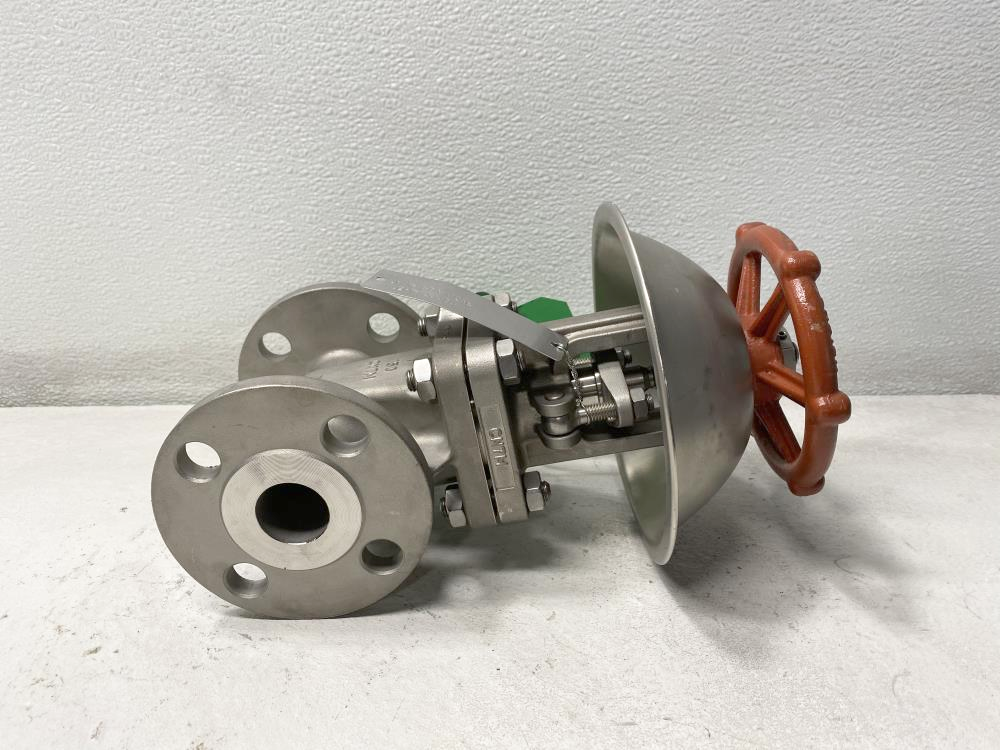 TY 1/2" 150# CN7M Gate Valve w/ Acid Shield 101RF1313
