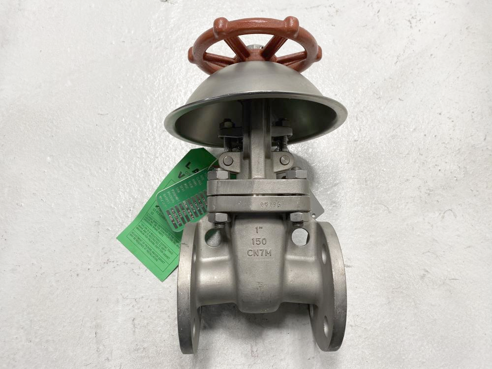 TY 1/2" 150# CN7M Gate Valve w/ Acid Shield 101RF1313
