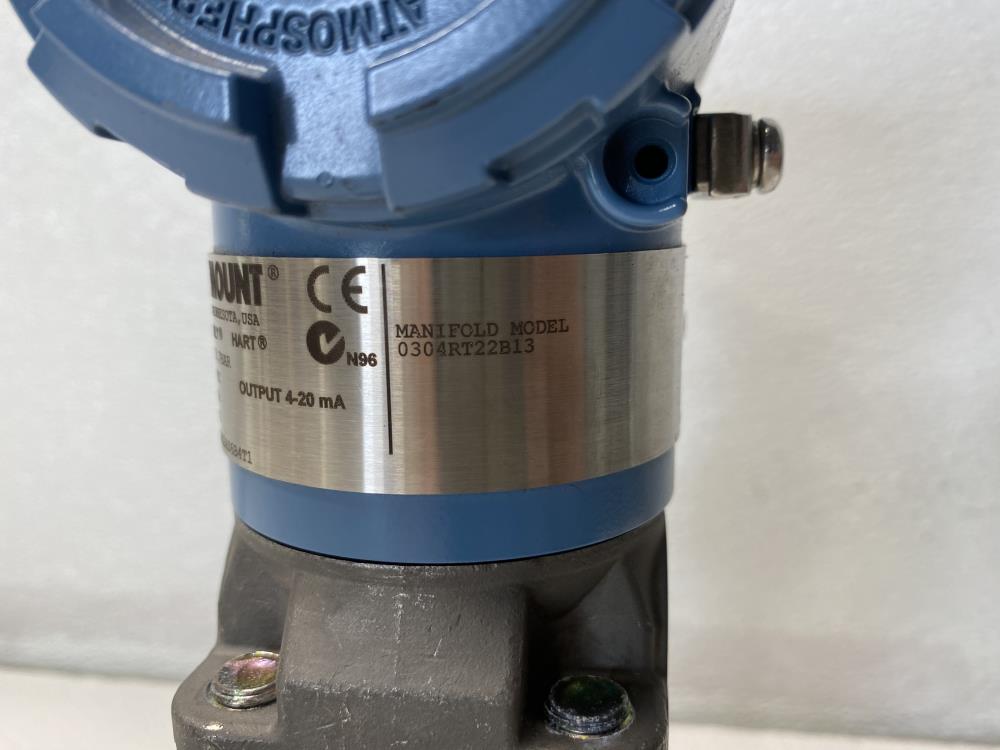 Rosemount 0-300 PSI Smart Pressure Transmitter 3051CG4A22A2AS6B4T1 w ...