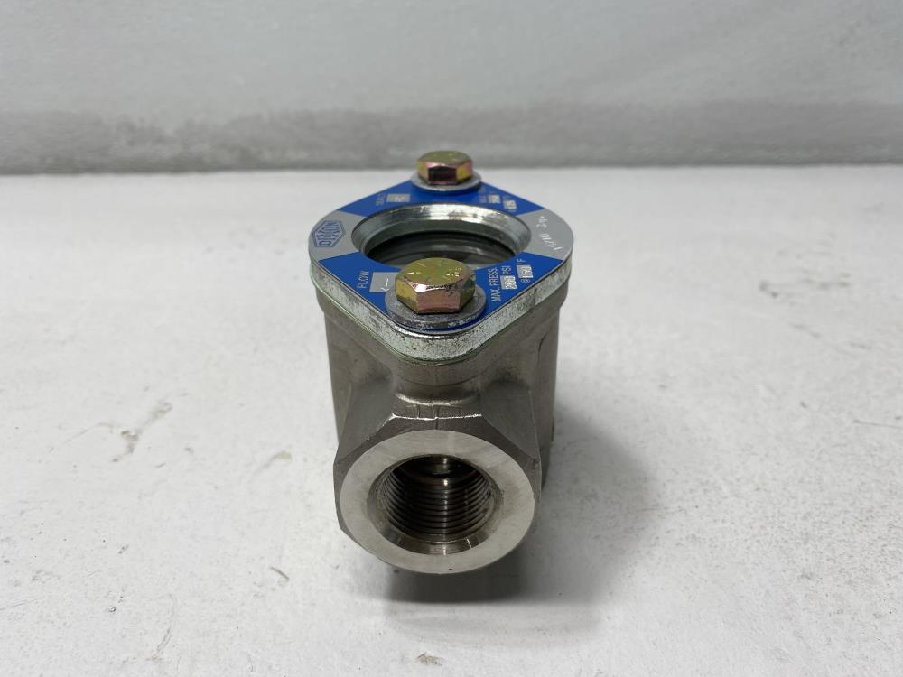 Dixon Boss 3/4" NPT Stainless Sight Flow Indicator w/ Propeller SF1471-075