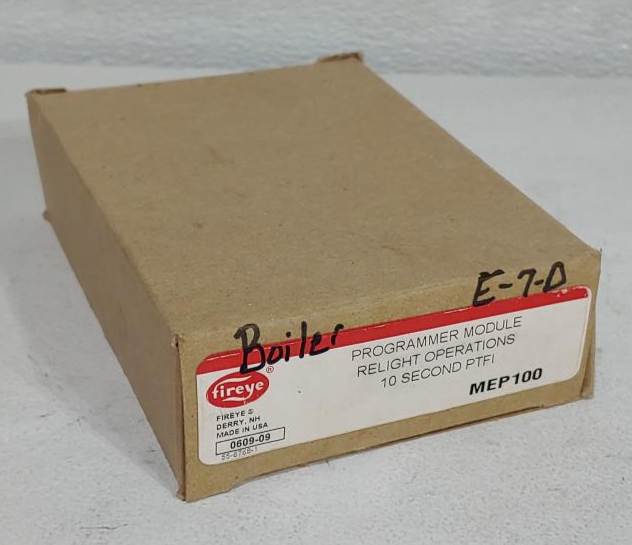FIREYE Programmer Module Relight Operations 10 Second PTFI Part# MEP100