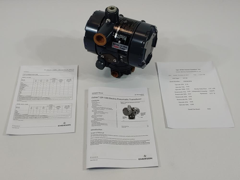 Fisher i2P-100 Electro-Pneumatic Transducer