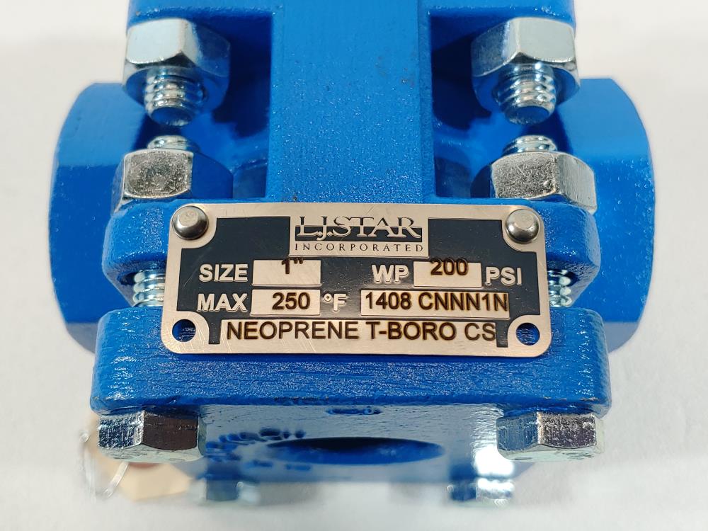 L.J. Star Inc. 1" Threaded Flow Indicator Sight Glass 1408 CNNN1N