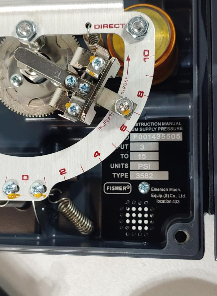 Fisher Control Valve Positioner Type 3582