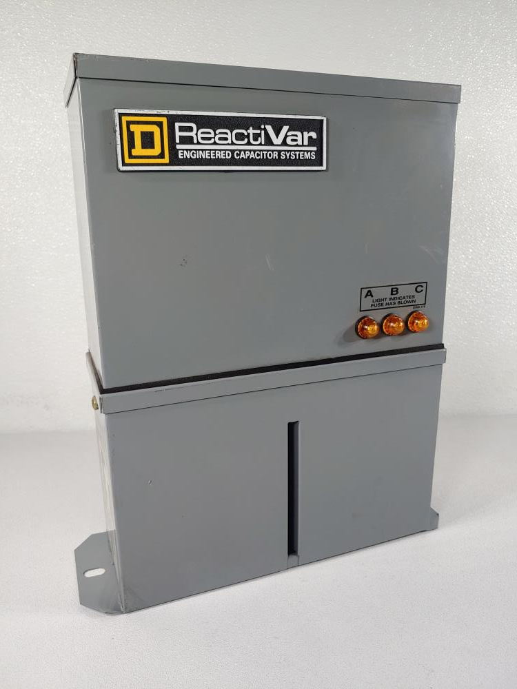 Square D ReactiVar Power Factor Correction Capacitor 3 Phase, 480 Volt ...