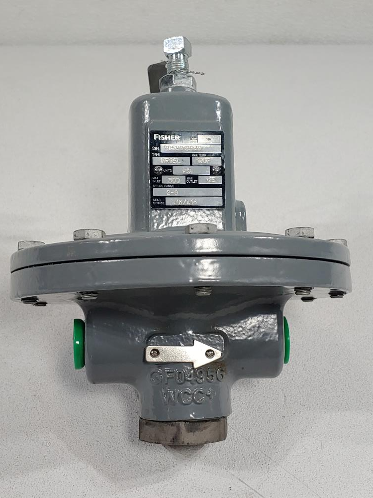 Fisher 1/2" WCC MR95L Pressure Regulator - Max Temp.: 180°F