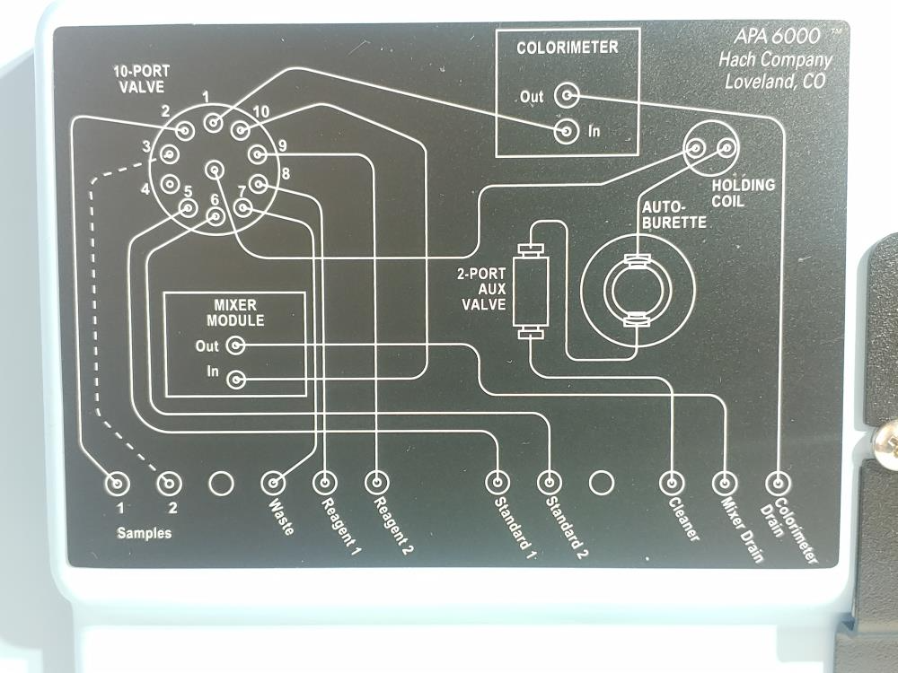 HACH APA 6000 Low Range Hardness Process Analyzer Part# 51002-60