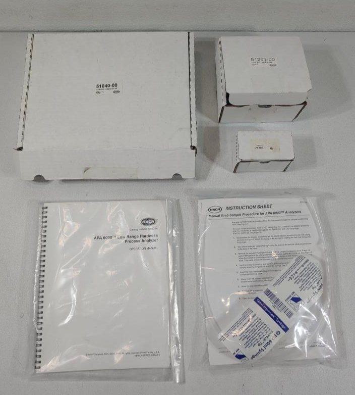 HACH APA 6000 Low Range Hardness Process Analyzer Part# 51002-60
