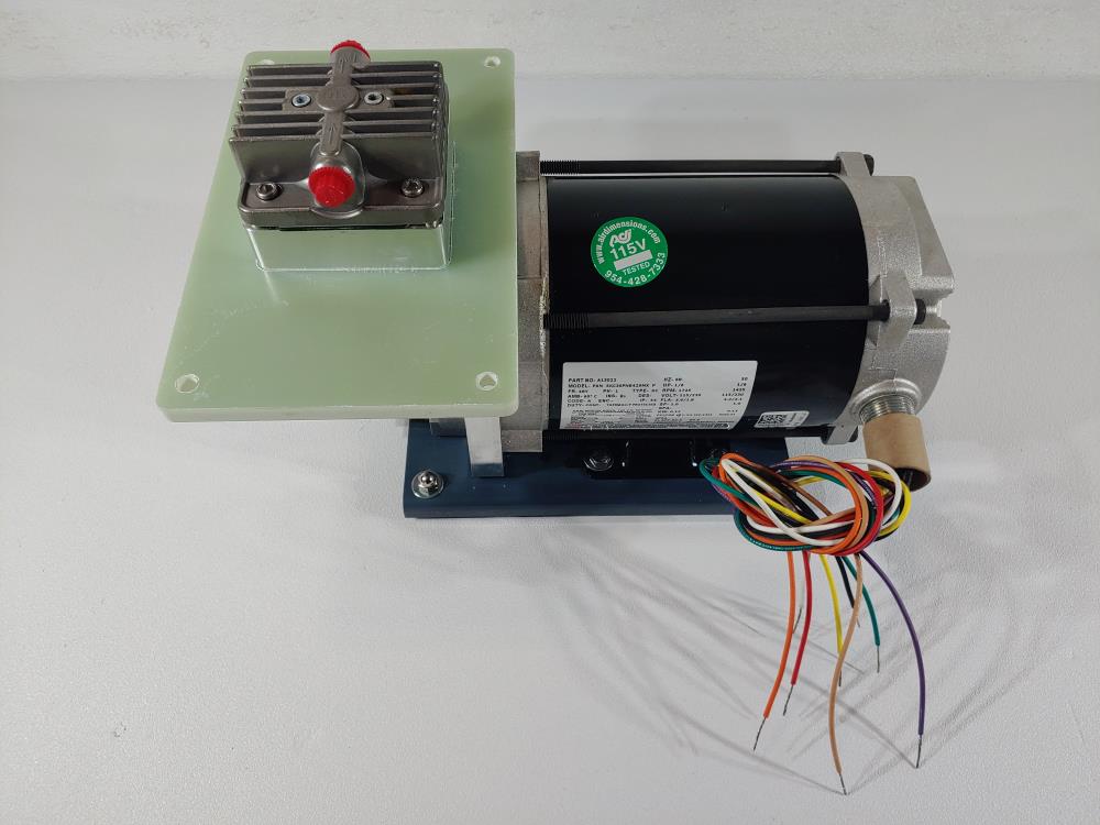 ADI Dia-Vac Pump Model# R221-FT-RA1-L with Marathon Electric Motor ...