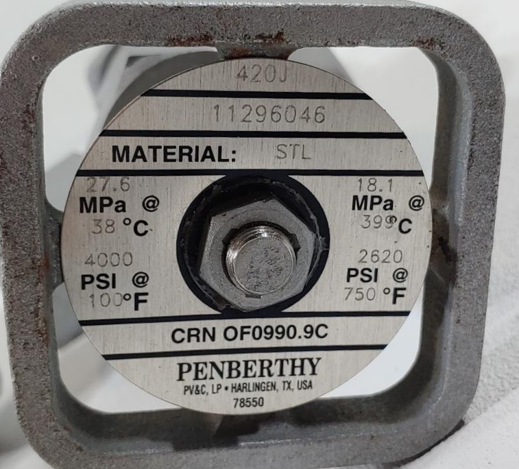Pair Penberthy 420J Valves with Ball Check 1/2" x 3/4" x 1/2" Part#11296046