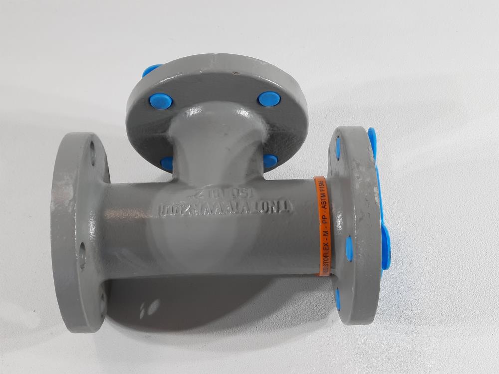 Crane Resistoflex 2" 150 Teflon Lined TEE