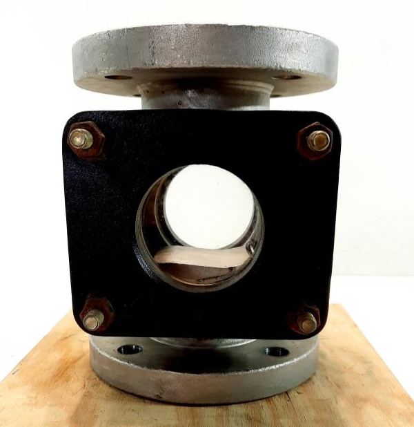 Jacoby Tarbox 3" Bullseye 316 Flanged Sightglass Flow indicator 910 FA-NF