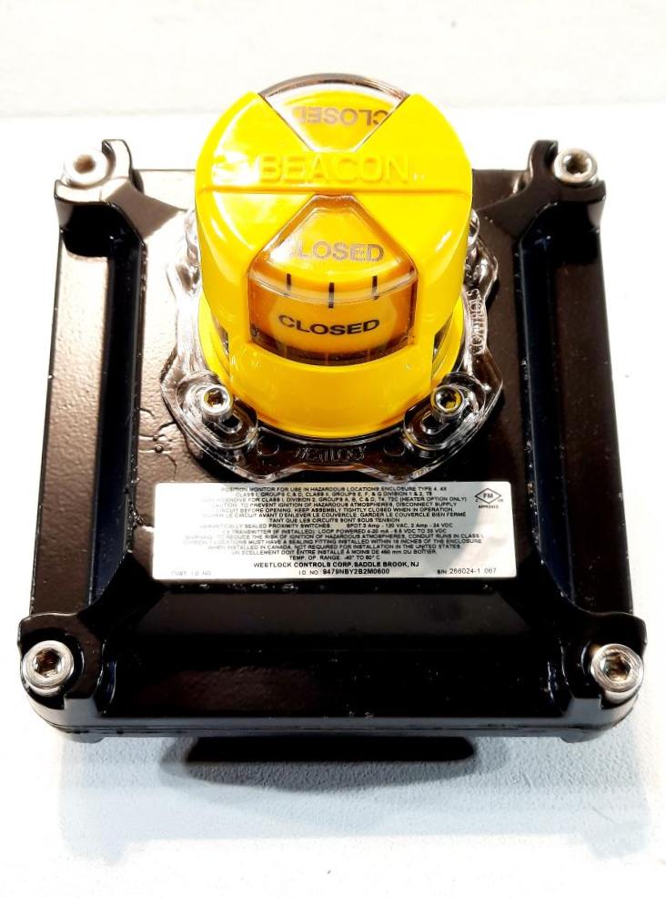Westlock Proximity Switch Control Position Monitor 9479NBY2B2M0600