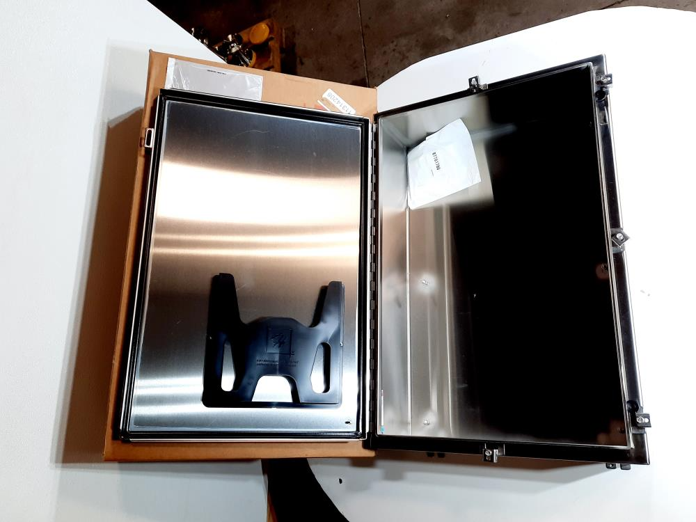 nVent Hoffman A36H2410SSLP SS, Enclosure, NEMA 4X, Continuous Hinge