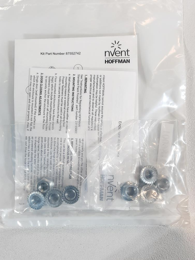 nVent Hoffman A36H2410SSLP SS, Enclosure, NEMA 4X, Continuous Hinge