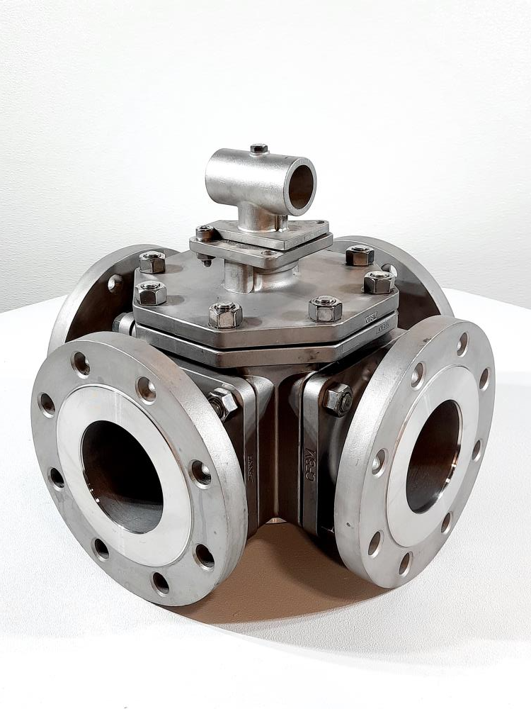 Kace 4" 150# Multi-Port Ball Valve CF8M