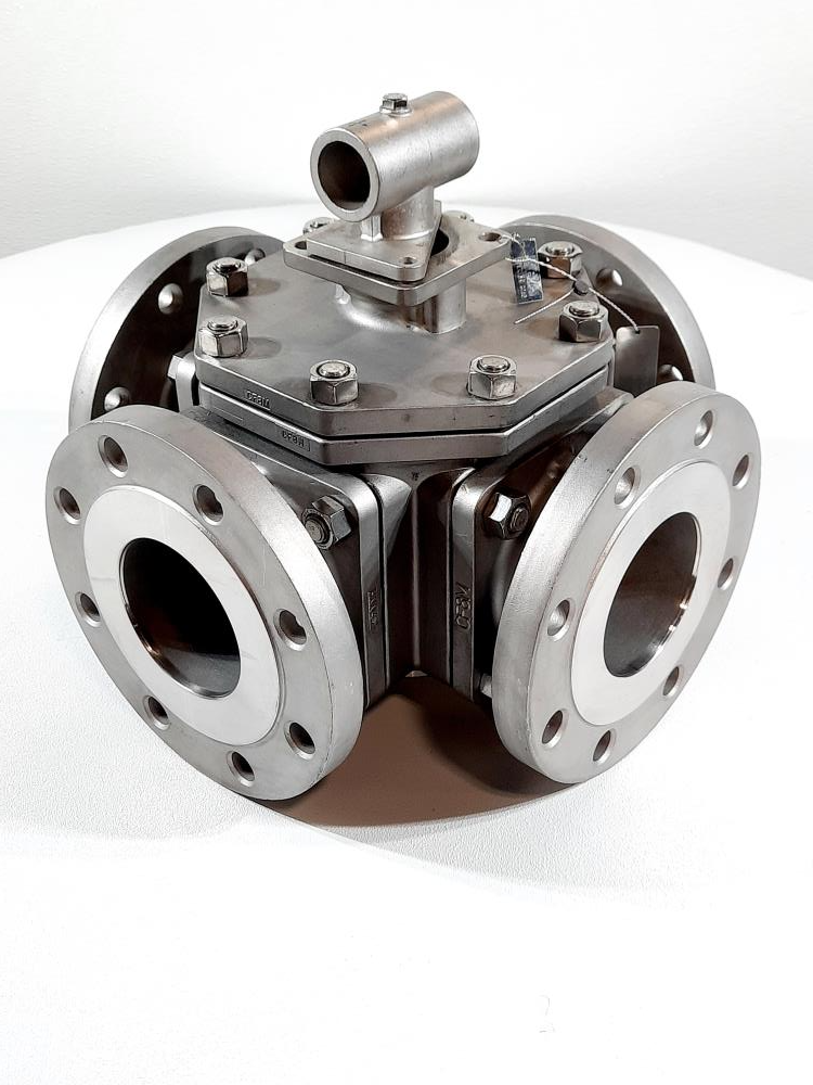 Kace 4" 150# Multi-Port Ball Valve CF8M