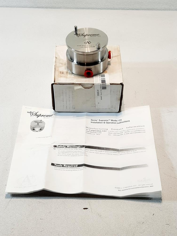 Genie Avenger Supreme - Model 123 Membrane Separator