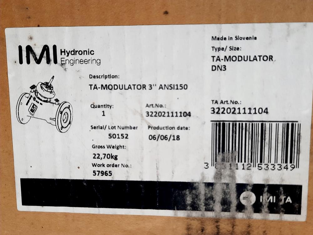 IMI Hydronic Engineering TA- Modulator DN3